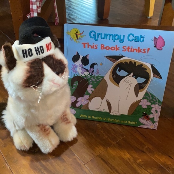 Gund | Holiday | Gund Grumpy Cat Plush Ho Ho No Christmas Book | Poshmark
